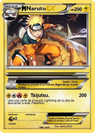 Pokémon Naruto VMAX 3 3 - Taijutsu. - Ma carte Pokémon