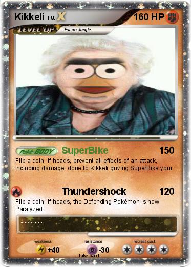 Pokémon Kikkeli - SuperBike - My Pokemon Card