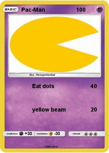 Pokémon Pac Man 752 752 - Eat dots - My Pokemon Card