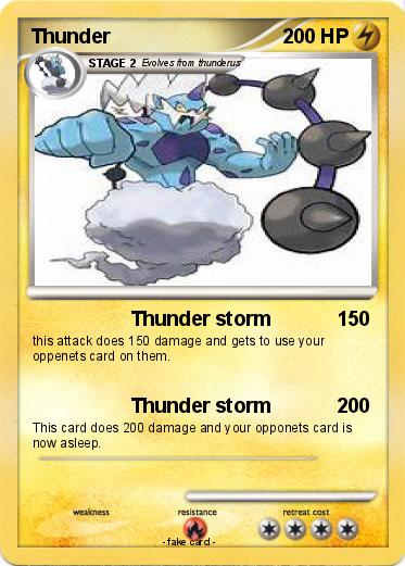 Pokémon Thunder 1149 1149 - Thunder storm - My Pokemon Card