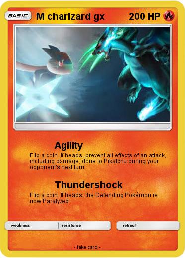 Pokémon M charizard gx 2 2 - Agility - My Pokemon Card