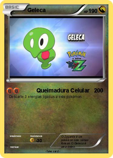Pokémon Geleca - Queimadura Celular - My Pokemon Card