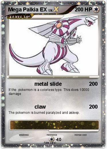 Pokémon Mega Palkia EX 1 1 - metal slide - My Pokemon Card