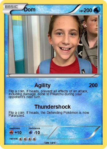Pokémon Dom 141 141 - Agility - My Pokemon Card