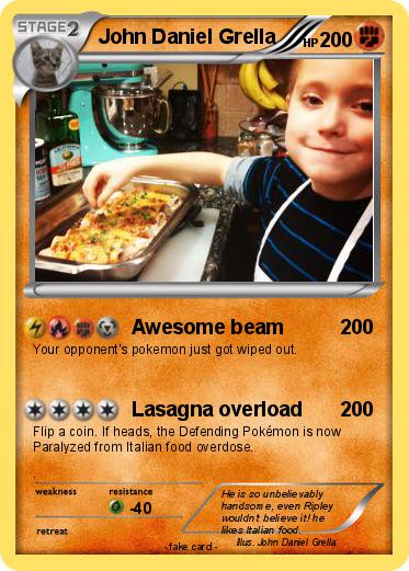 Pokémon John Daniel Grella - Awesome beam - My Pokemon Card