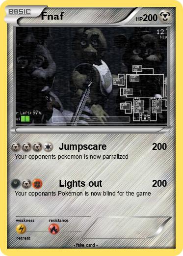 Pokémon Fnaf 584 584 - Jumpscare - My Pokemon Card