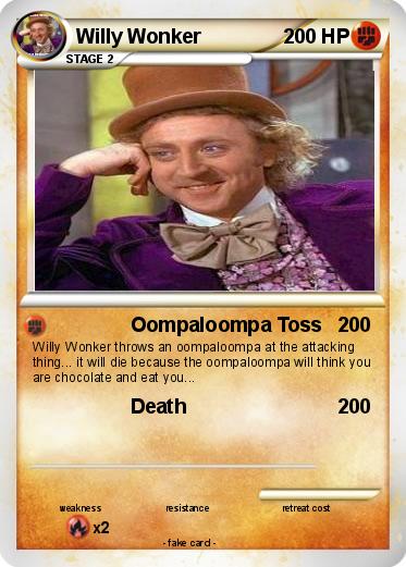 Pokémon Willy Wonker - Oompaloompa Toss - My Pokemon Card