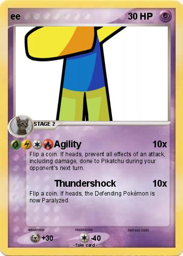 Pokémon 1 182067 182067 - Agility - My Pokemon Card