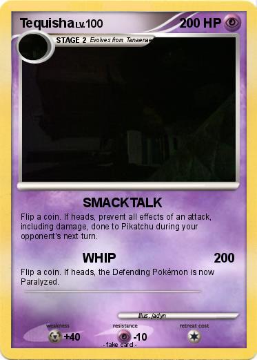 Pokémon Tequisha 1 1 - SMACKTALK - My Pokemon Card