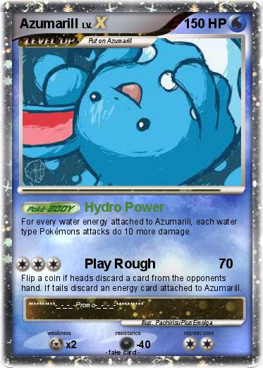 Pokémon Azumarill 42 42 - Hydro Power - My Pokemon Card