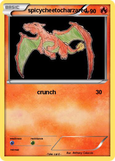 Pokémon spicycheetocharzared - crunch - My Pokemon Card