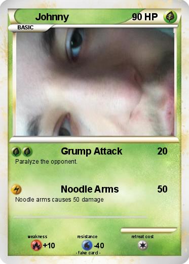 Pokémon Johnny 423 423 - Grump Attack - My Pokemon Card