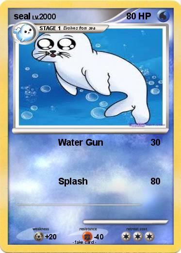 Pokémon seal 52 52 - Water Gun - My Pokemon Card