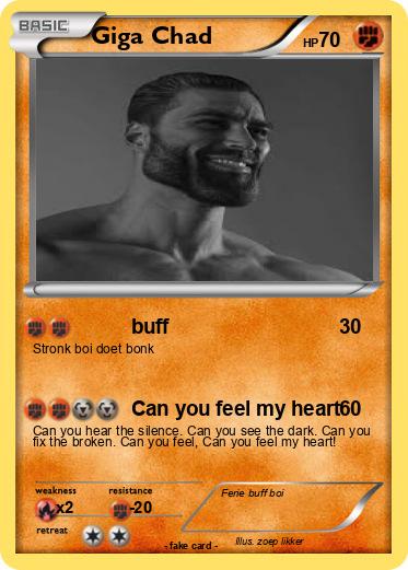 Pokémon Giga Chad 299 299 - buff - My Pokemon Card
