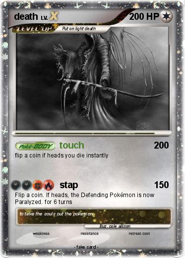 Pokémon death 1613 1613 - touch - My Pokemon Card