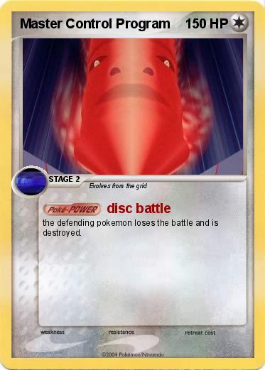 Pokémon Master Control Program - disc battle - My Pokemon Card