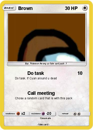 Pokémon Brown 192 192 - Do task - My Pokemon Card