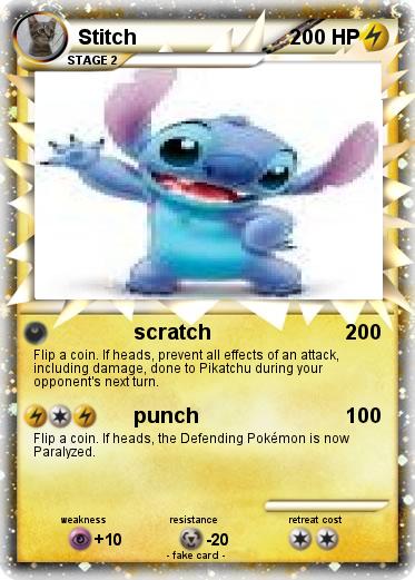 Pokémon Stitch 294 294 - scratch - My Pokemon Card