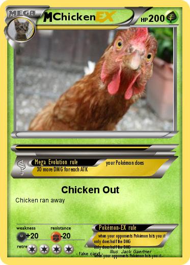 Pokémon Chicken 971 971 - Chicken Out - My Pokemon Card