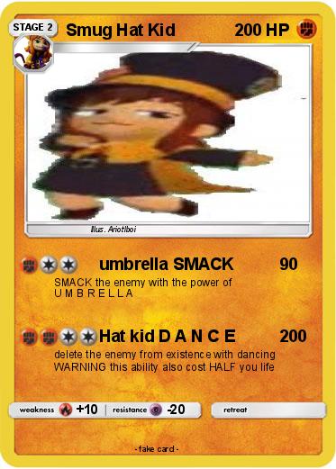 Pokémon Smug Hat Kid 3 3 - umbrella SMACK - My Pokemon Card