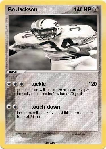 Pokémon Bo Jackson 2 2 - tackle - My Pokemon Card