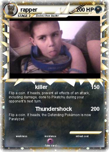 Pokémon rapper 33 33 - killer - My Pokemon Card