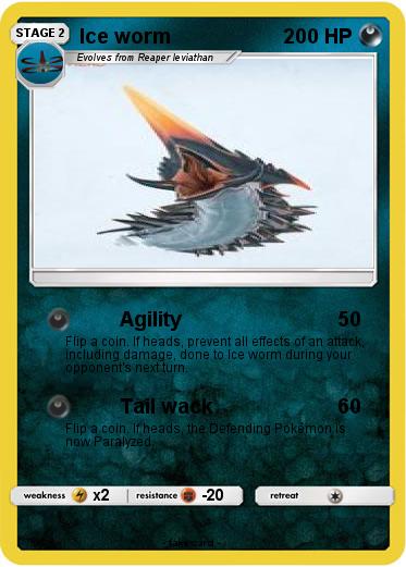 Pokémon Ice worm 1 1 - Agility - My Pokemon Card