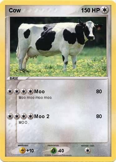 Pokémon Cow 35 35 - Moo - My Pokemon Card