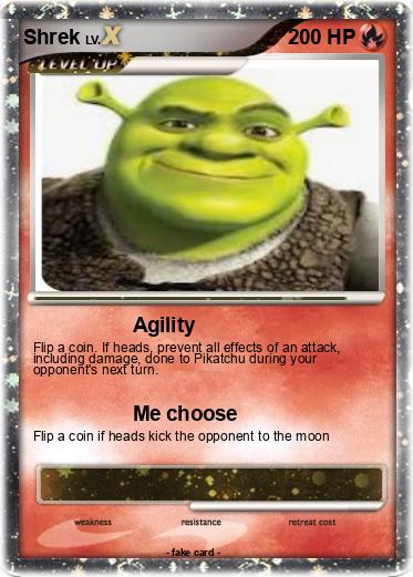 Pokémon Shrek 2211 2211 - Agility - My Pokemon Card