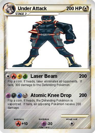 Pokémon Under Attack - Laser Beam - My Pokemon Card