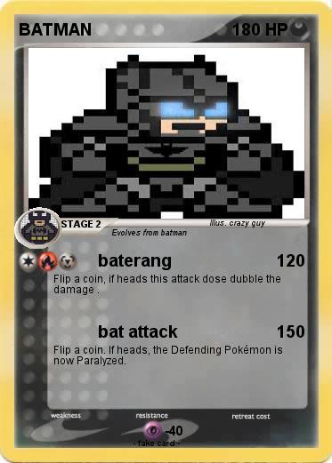 Pokémon BATMAN 2556 2556 - baterang - My Pokemon Card