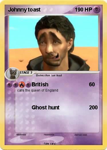 Pokémon Johnny toast - British - My Pokemon Card