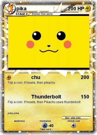 Pokémon pika 1894 1894 - chu - My Pokemon Card