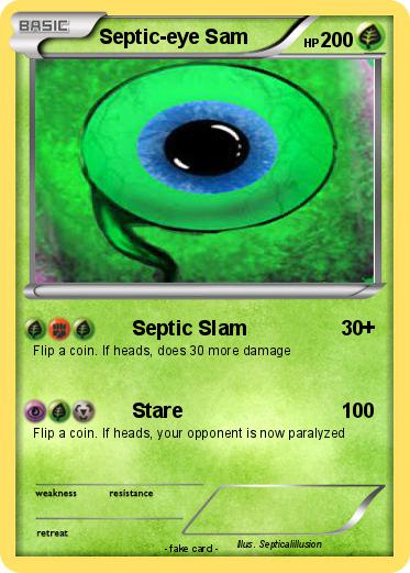 Pokémon Septic eye Sam 2 2 - Septic Slam - My Pokemon Card