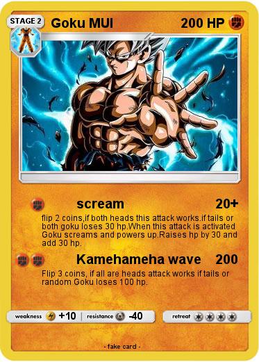 Pokémon Goku MUI 15 15 - scream - My Pokemon Card