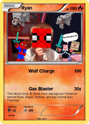Pokémon Ryan 1100 1100 - Wolf Charge - My Pokemon Card