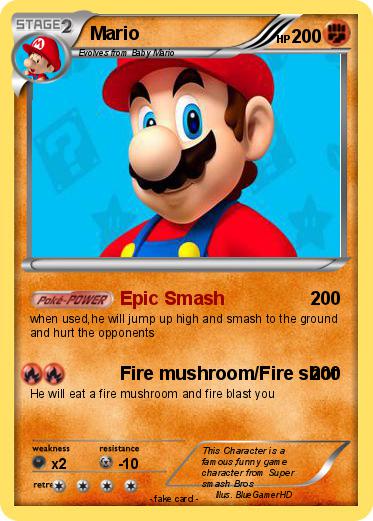 Pokémon Mario 14163 14163 - Epic Smash - My Pokemon Card