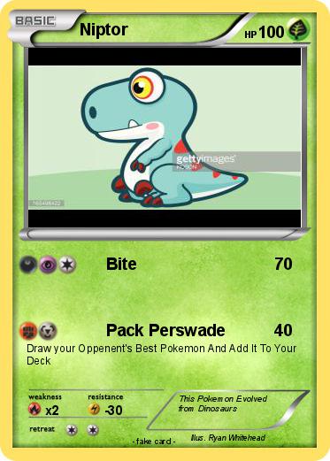Pokémon Niptor - Bite - My Pokemon Card