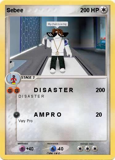 Pokémon Sebee 3 3 - D I S A S T E R - My Pokemon Card