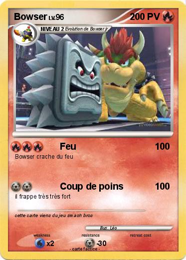 Pokémon Bowser 3977 3977 - Feu - Ma carte Pokémon