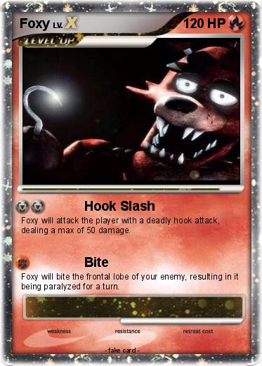 Pokémon Foxy 634 634 - Hook Slash - My Pokemon Card