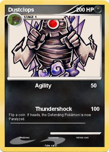 Pokémon Dustclops - Agility - My Pokemon Card