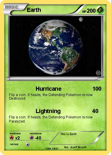 Pokémon Earth 580 580 - Hurricane - My Pokemon Card