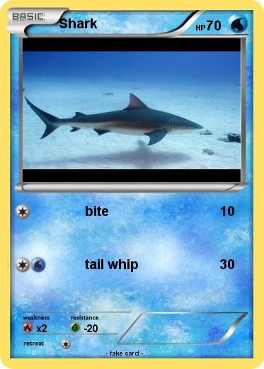 Pokémon Shark 670 670 - bite - My Pokemon Card