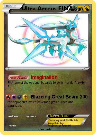 Pokémon Ultra Arceus FINAL - Imagination - My Pokemon Card