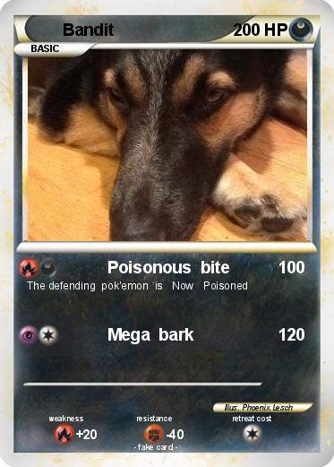 Pokémon Bandit 98 98 - Poisonous bite - My Pokemon Card