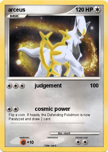 Pokémon arceus 10643 10643 - judgement - My Pokemon Card