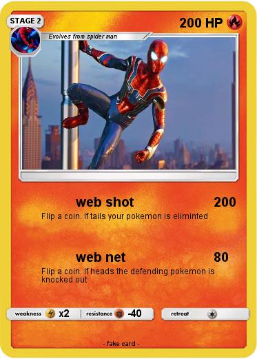 Pokémon iron spider 50 50 - web shot - My Pokemon Card