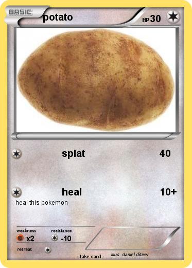 Pokémon potato 734 734 - splat - My Pokemon Card