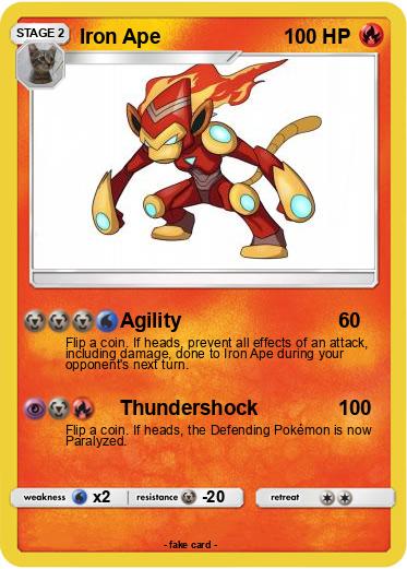 Pokémon Iron Ape 1 1 - Agility - My Pokemon Card